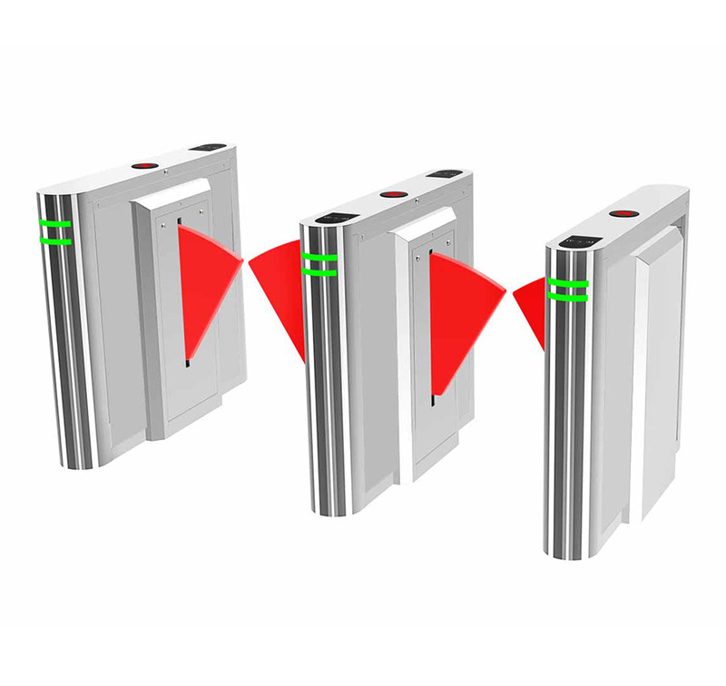 Enter and Exit Flap Barrier Mechanism 304 Stainless Steel Electronic ...