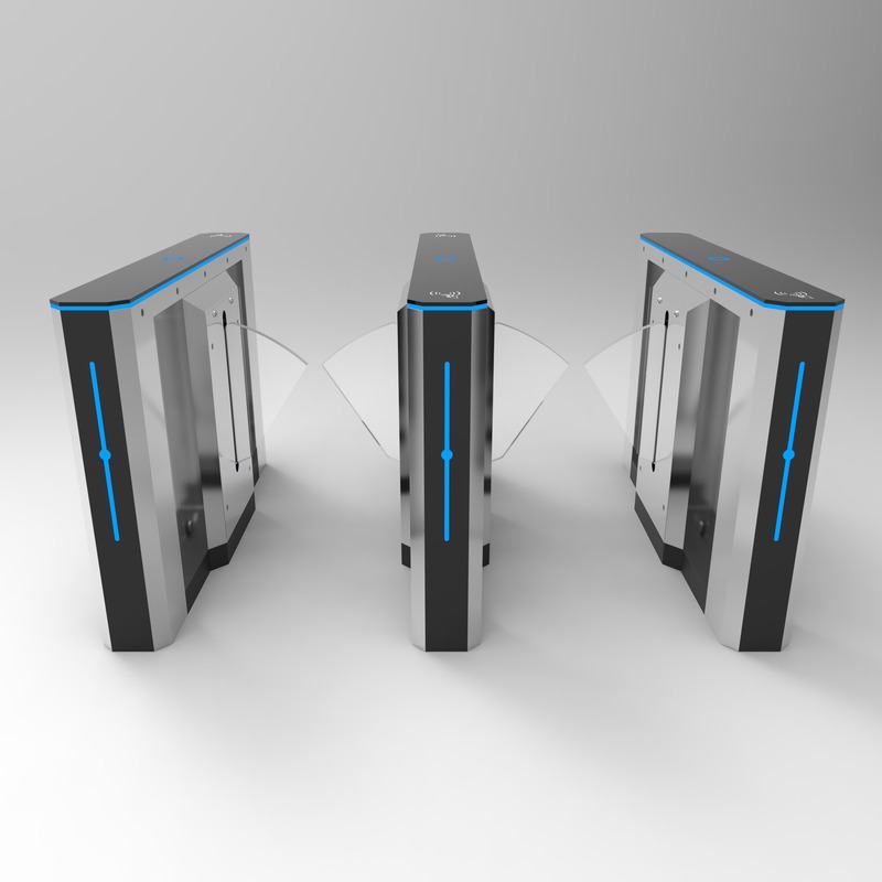 Dual Waterproof/Waterproof Flap Arm Face Recognition Temperature Detect ...